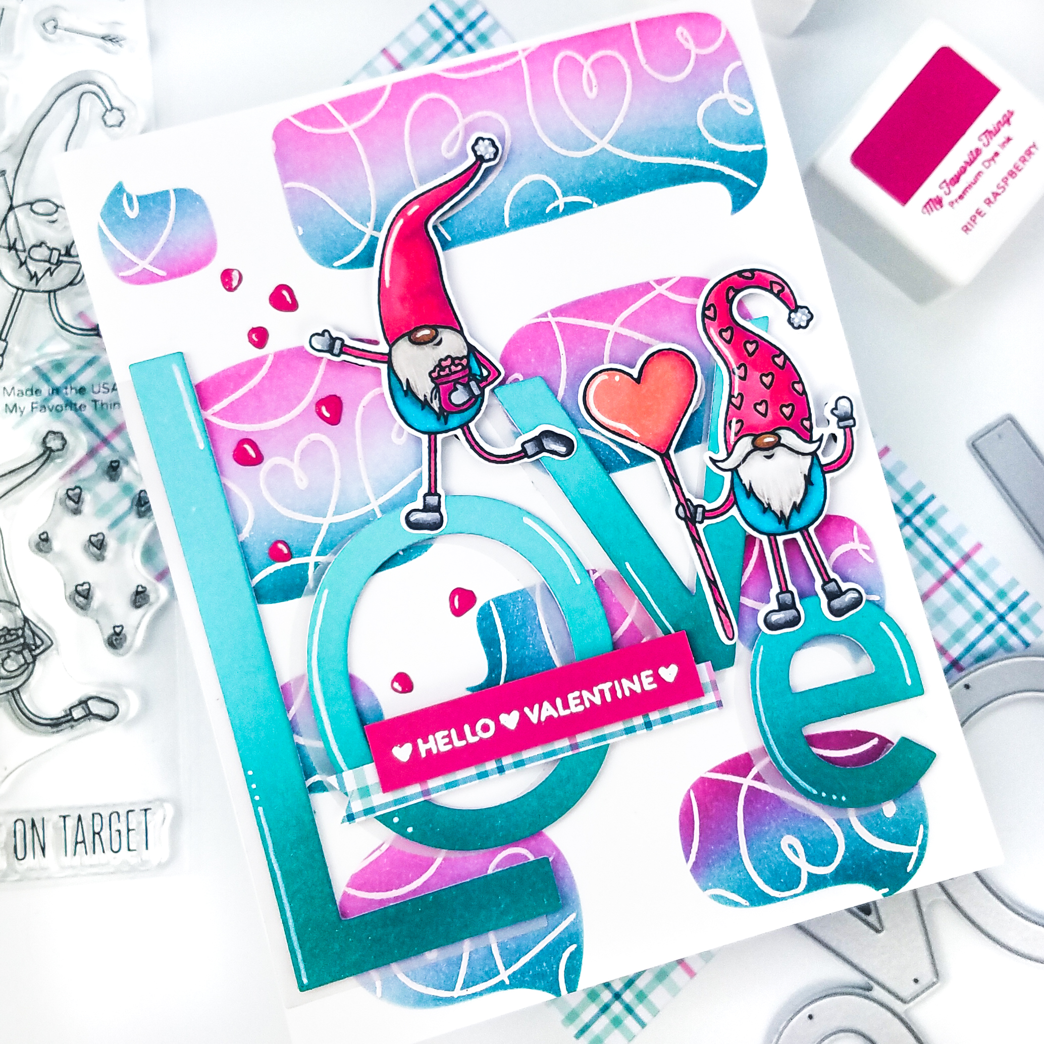 Countdown Day 2: Hello Valentine – MFT Stamps – ink.therapy.designs