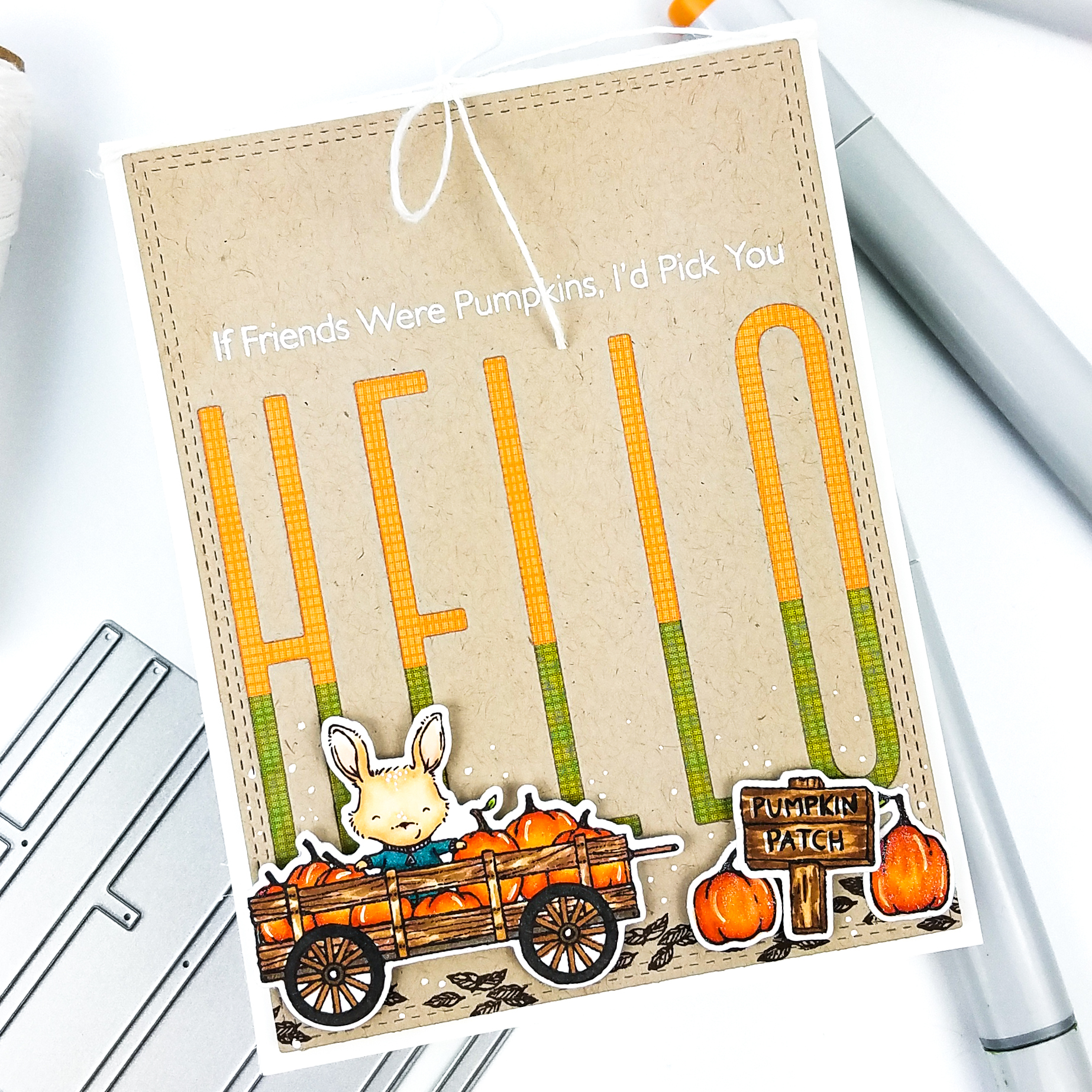 Countdown Day 5: Hello Pumpkin – MFT Stamps – ink.therapy.designs