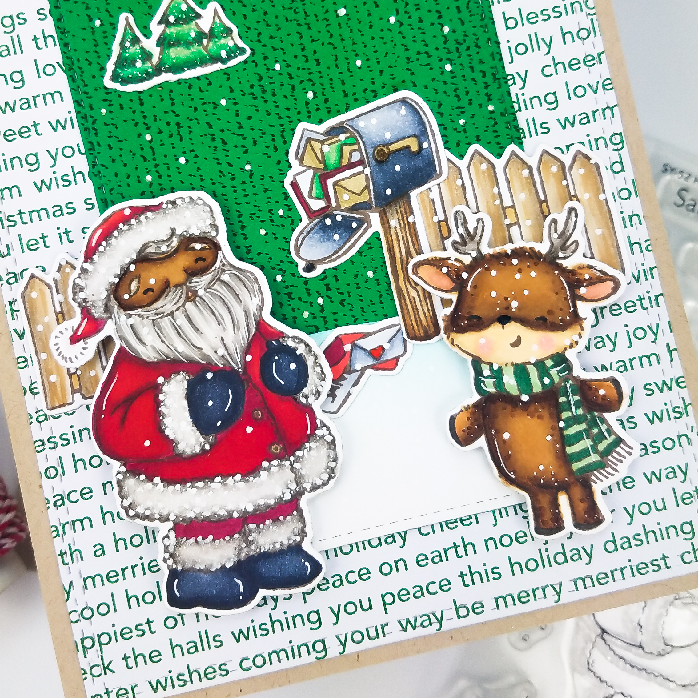 Countdown Day 5: Holiday Hello – MFT Stamps – ink.therapy.designs