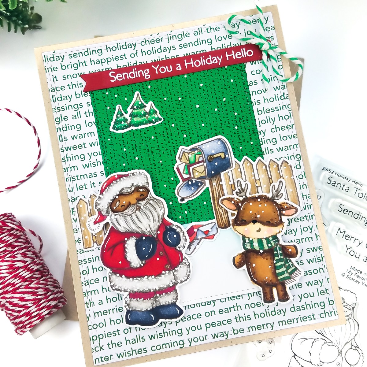 Countdown Day 5: Holiday Hello – MFT Stamps – ink.therapy.designs