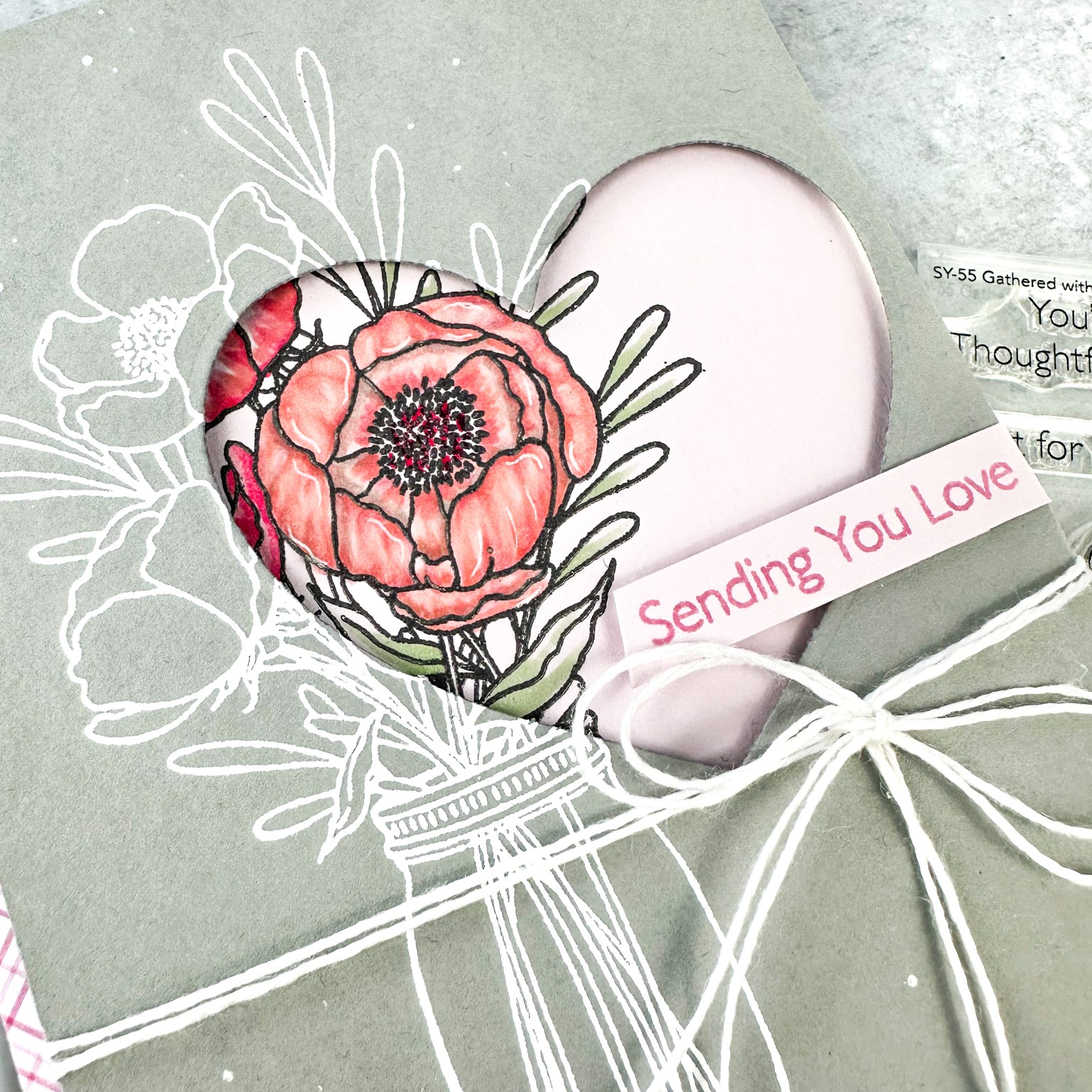 Countdown Day 5: Sending You Love – MFT Stamps – ink.therapy.designs