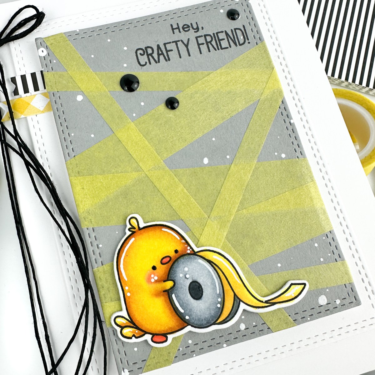 Hey Crafty Friend – MFT Stamps – ink.therapy.designs