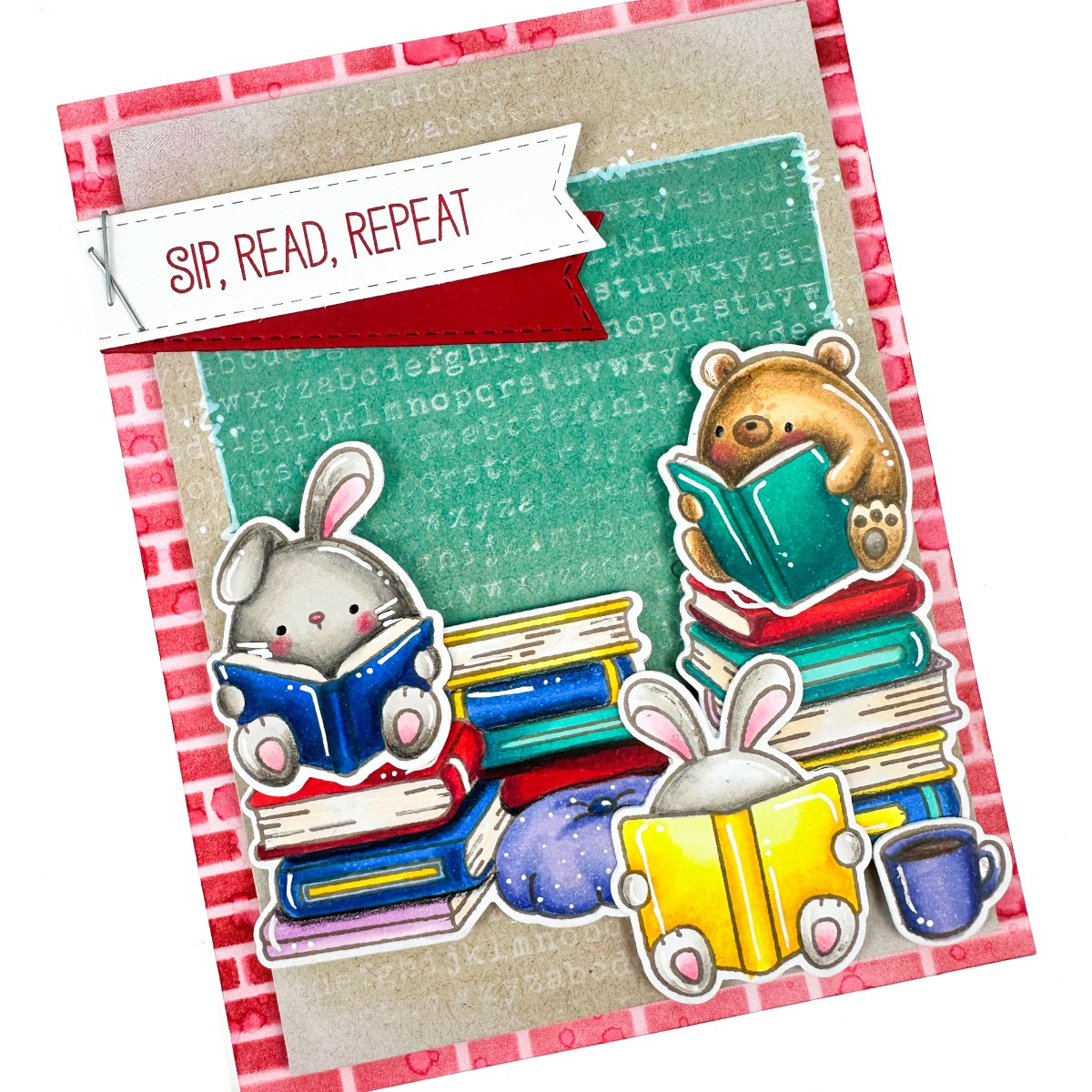 Sip, Read, Repeat – MFT Stamps – ink.therapy.designs