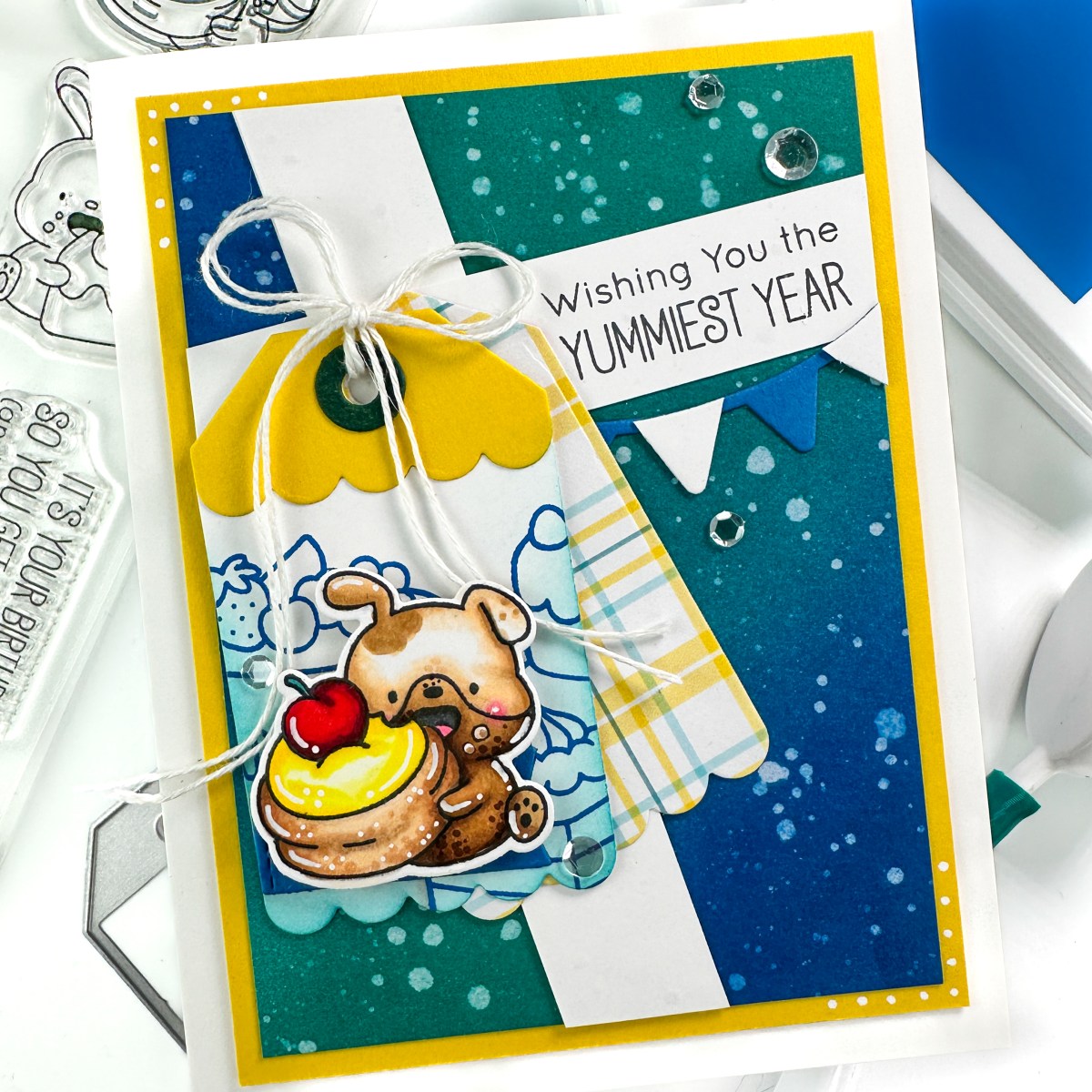 Countdown Day 3: Yummy Birthday – MFT Stamps – ink.therapy.designs