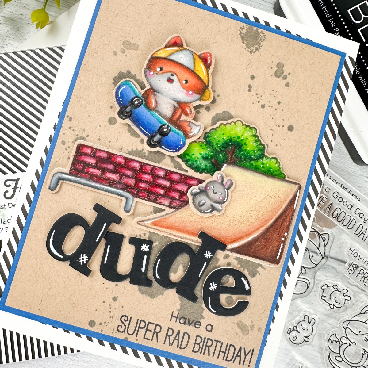 Rad Birthday – MFT Stamps – ink.therapy.designs